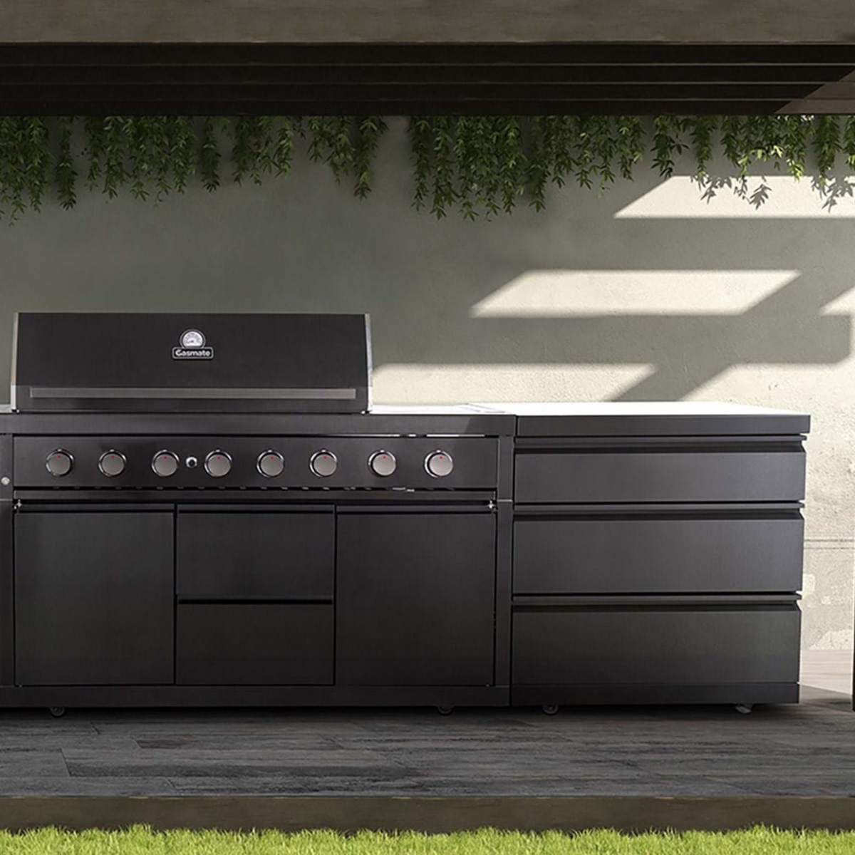 Gasmate Nova Graphite 6 Burner BBQ Kitchen 3.13m - BQ2090-313 – Dizzy Lamb